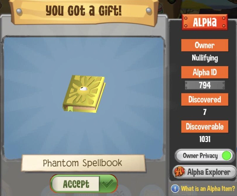 Phantom Spellbook | Animal Jam Wiki | Fandom