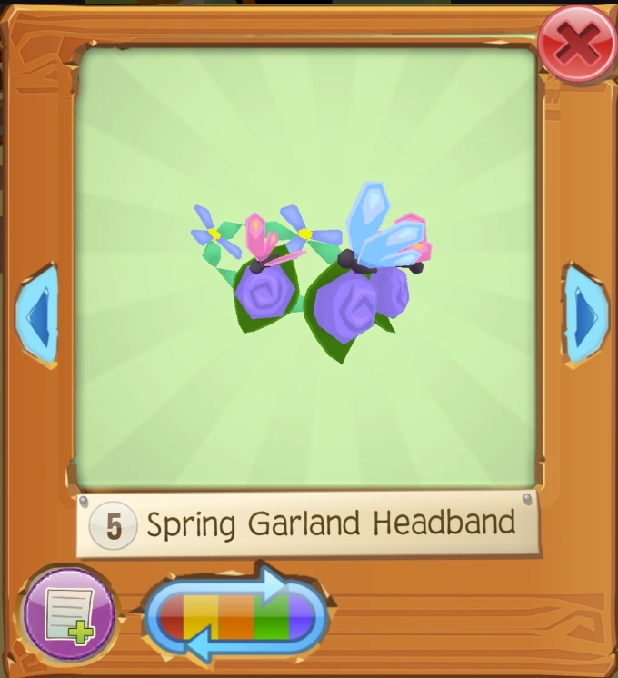 Spring Garland Headband | Animal Jam Wiki | Fandom