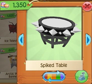 Spiked Table | Animal Jam Wiki | Fandom