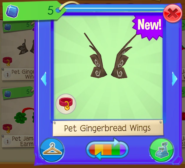 Pet Gingerbread Wings | Animal Jam Wiki | Fandom