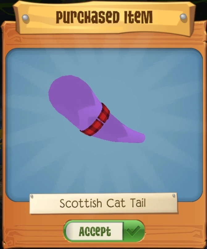 Scottish Cat Tail | Animal Jam Wiki | Fandom