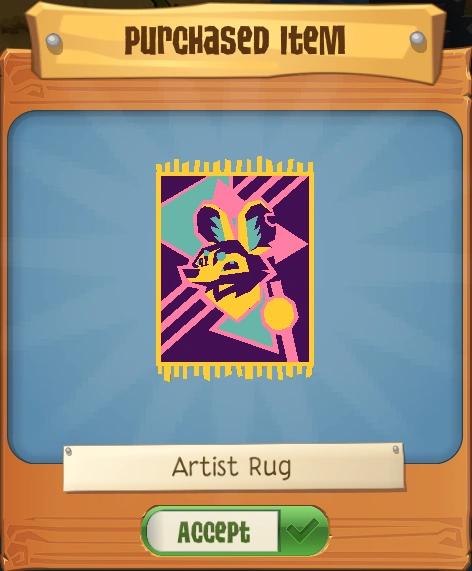 Artist Rug | Animal Jam Wiki | Fandom