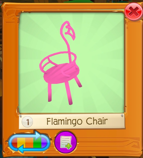 Flamingo Chair | Animal Jam Wiki | Fandom
