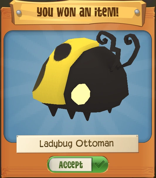 Ladybug Ottoman | Animal Jam Wiki | Fandom
