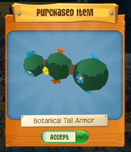 Botanical Tail Armor | Animal Jam Wiki | Fandom