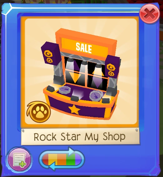 Rock Star My Shop | Animal Jam Wiki | Fandom