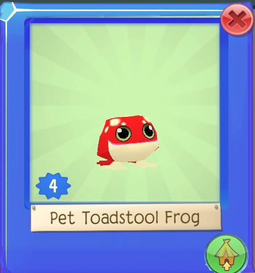 Pet Toadstool Frog | Animal Jam Wiki | Fandom