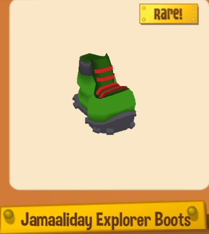 Jamaaliday Explorer Boots | Animal Jam Wiki | Fandom