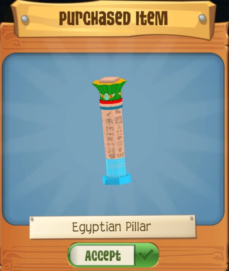 Egyptian Pillar | Animal Jam Wiki | Fandom