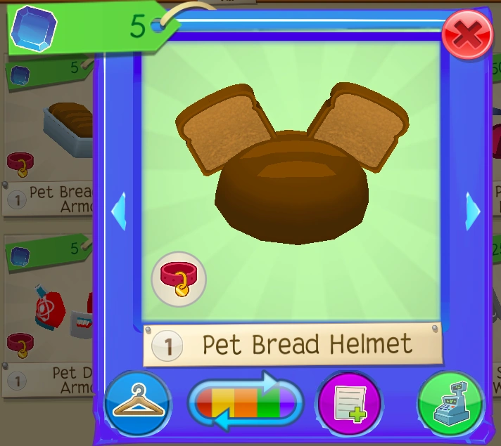 Pet Bread Helmet | Animal Jam Wiki | Fandom
