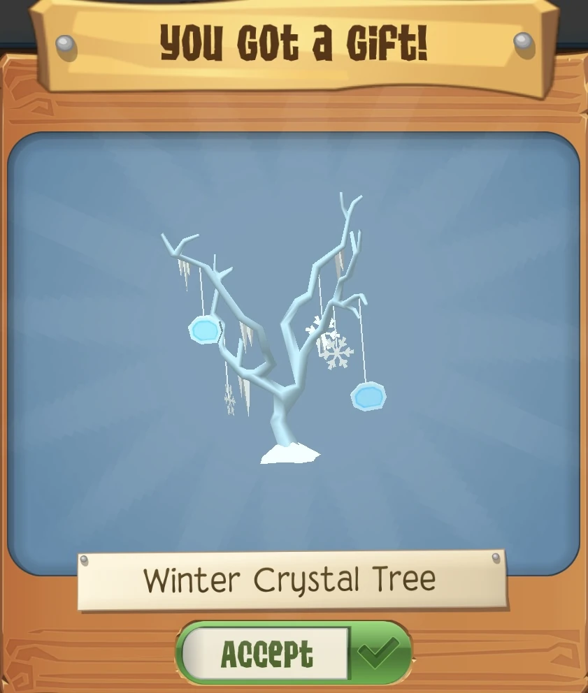 Winter Crystal Tree | Animal Jam Wiki | Fandom