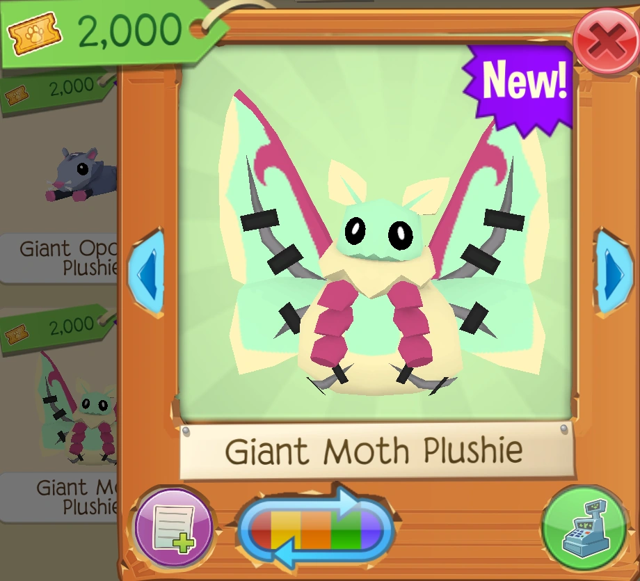 Giant Moth Plushie | Animal Jam Wiki | Fandom