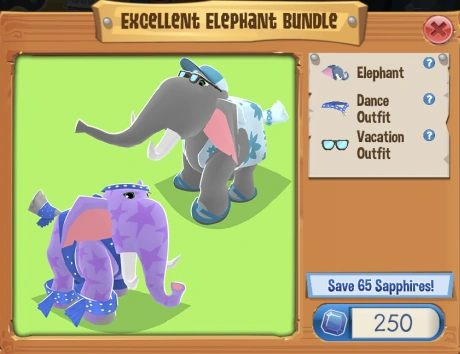 Excellent Elephant Bundle | Animal Jam Wiki | Fandom