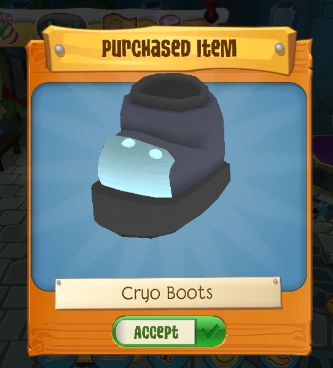 Cryo Boots | Animal Jam Wiki | Fandom