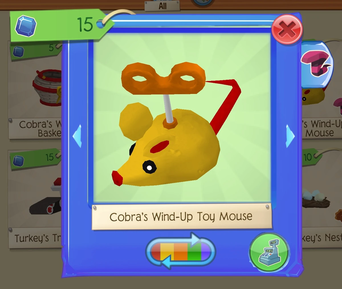 Cobra's Wind-Up Toy Mouse | Animal Jam Wiki | Fandom