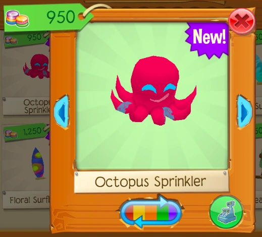 Octopus Sprinkler | Animal Jam Wiki | Fandom