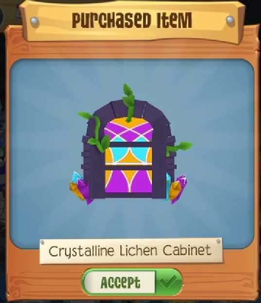 Crystalline Lichen Cabinet | Animal Jam Wiki | Fandom