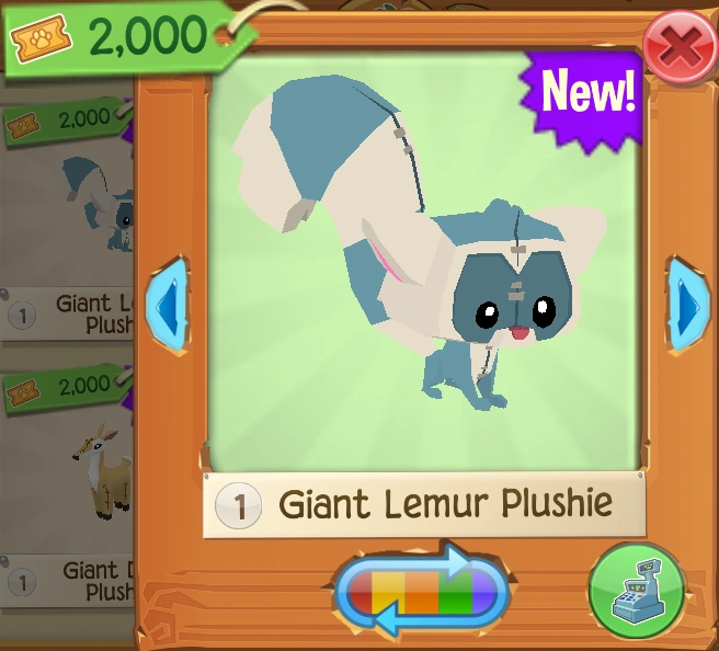 Giant Lemur Plushie | Animal Jam Wiki | Fandom