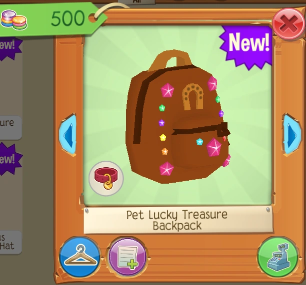 Pet Lucky Treasure Backpack | Animal Jam Wiki | Fandom