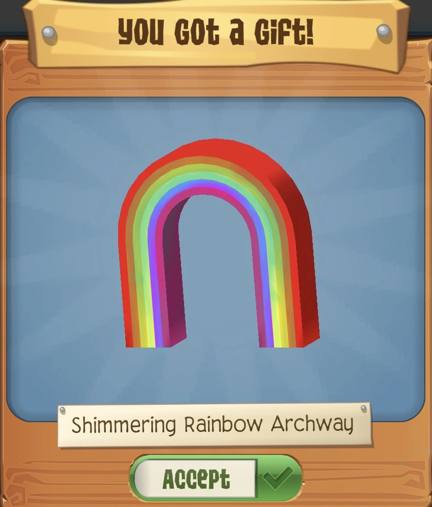 Shimmering Rainbow Archway | Animal Jam Wiki | Fandom