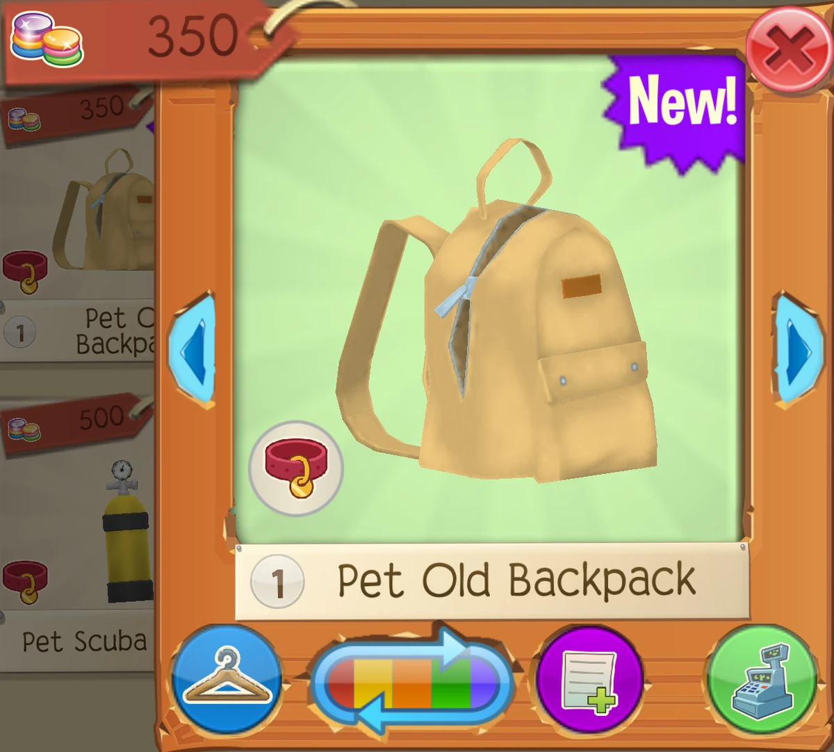Pet Old Backpack | Animal Jam Wiki | Fandom