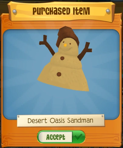 Desert Oasis Sandman | Animal Jam Wiki | Fandom