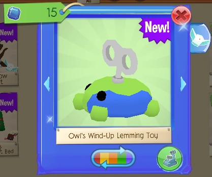 Owl's Wind-Up Lemming Toy | Animal Jam Wiki | Fandom