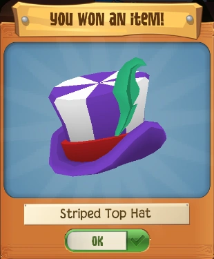 Striped Top Hat | Animal Jam Wiki | Fandom
