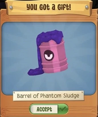 Barrel of Phantom Sludge | Animal Jam Wiki | Fandom