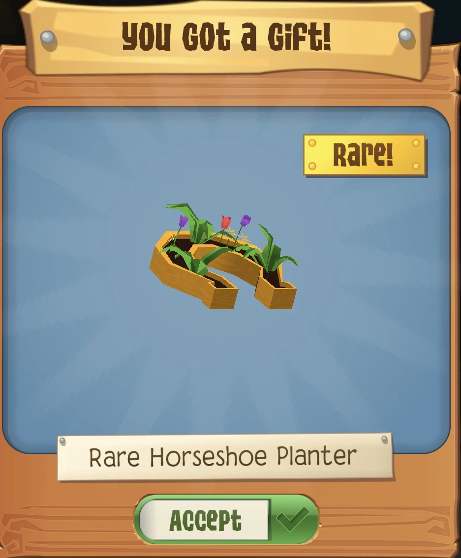 Horseshoe Planter/Rare | Animal Jam Wiki | Fandom