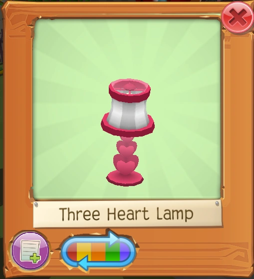Three Heart Lamp | Animal Jam Wiki | Fandom