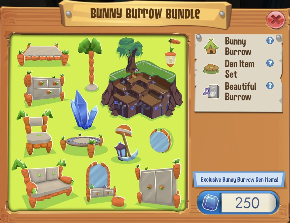 Bunny Burrow Bundle | Animal Jam Wiki | Fandom
