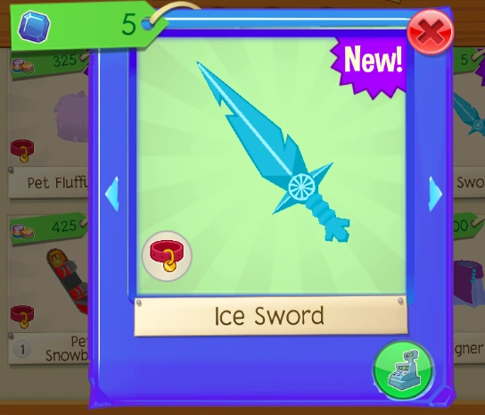 Pet Ice Sword | Animal Jam Wiki | Fandom
