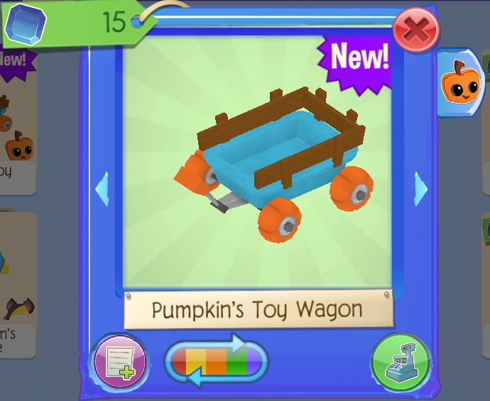 Pumpkin's Toy Wagon | Animal Jam Wiki | Fandom