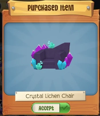 Crystal Lichen Chair | Animal Jam Wiki | Fandom