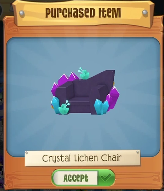 Crystal Lichen Chair | Animal Jam Wiki | Fandom