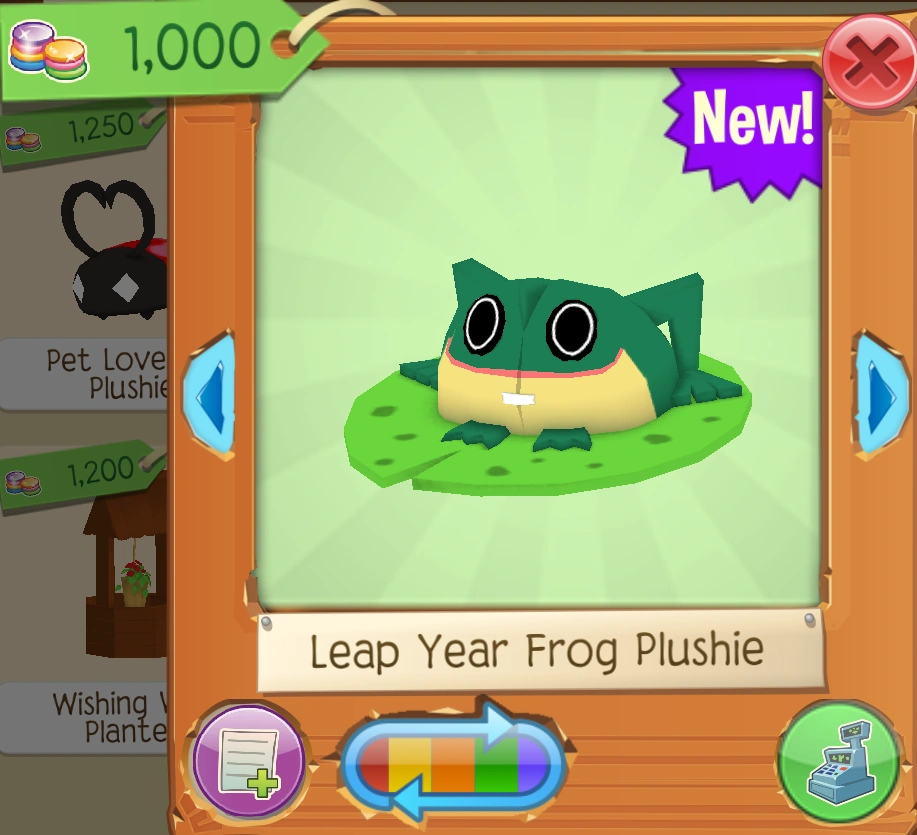 Leap Year Frog Plushie | Animal Jam Wiki | Fandom
