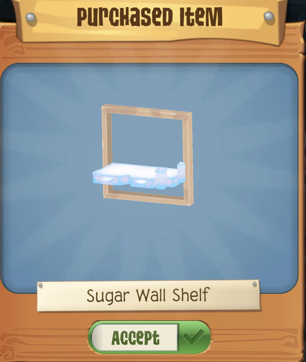 Sugar Wall Shelf | Animal Jam Wiki | Fandom