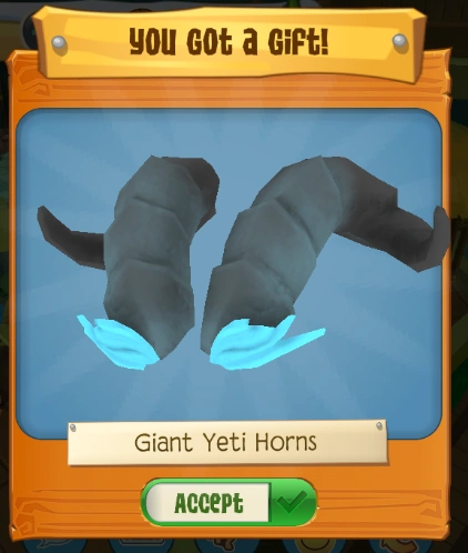 Giant Yeti Horns | Animal Jam Wiki | Fandom