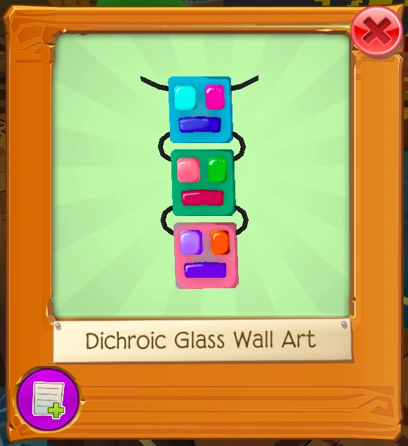 Dichroic Glass Wall Art | Animal Jam Wiki | Fandom