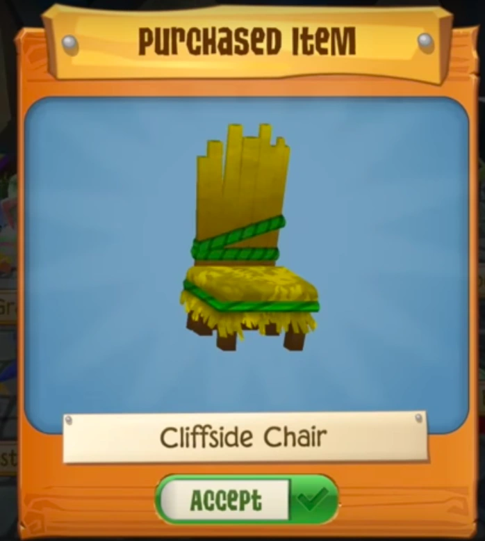 Cliffside Chair | Animal Jam Wiki | Fandom