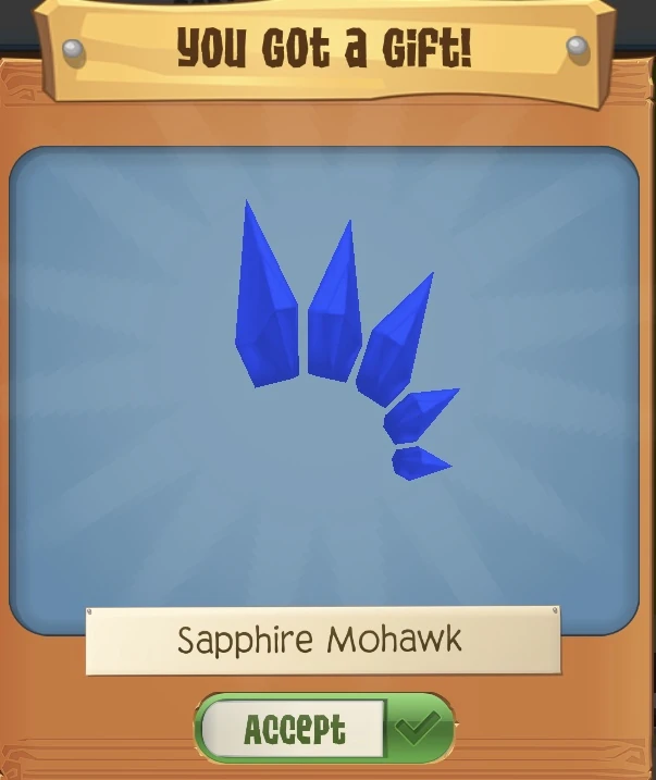 Sapphire Mohawk | Animal Jam Wiki | Fandom