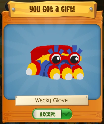 Wacky Glove | Animal Jam Wiki | Fandom