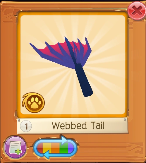 Webbed Tail | Animal Jam Wiki | Fandom