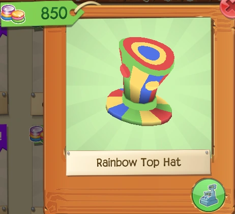 Rainbow Top Hat/Rare | Animal Jam Wiki | Fandom