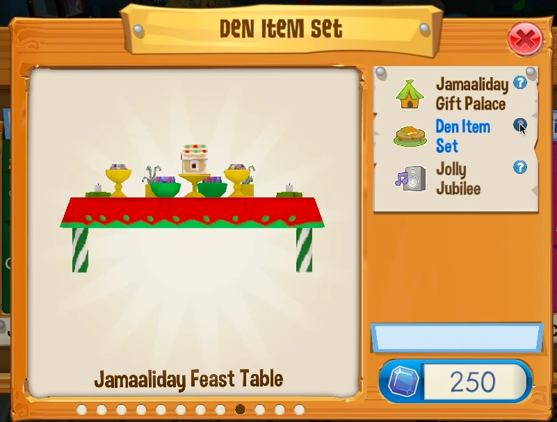 Jamaaliday Feast Table | Animal Jam Wiki | Fandom