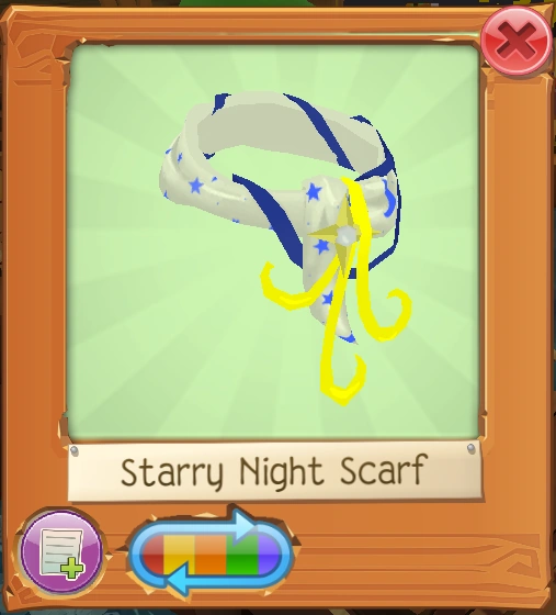 Starry Night Scarf/Unreleased | Animal Jam Wiki | Fandom