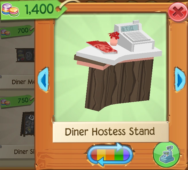 Diner Hostess Stand | Animal Jam Wiki | Fandom