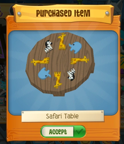 Safari Table | Animal Jam Wiki | Fandom
