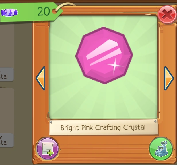 Bright Pink Crafting Crystal | Animal Jam Wiki | Fandom